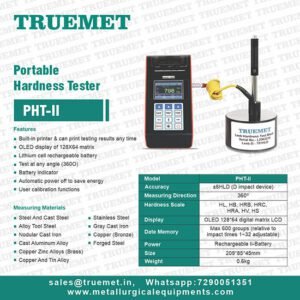 Portable Hardness Tester - PHT-II | TRUEMET